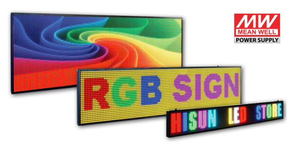 LED RGB Moving Sign – HISUN
